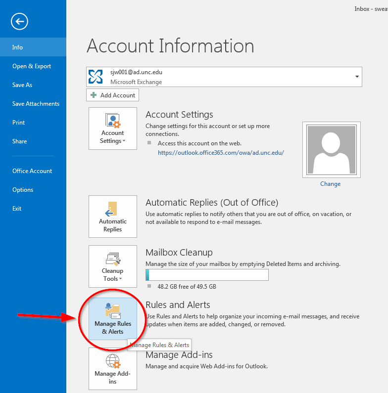 Using Rules In Outlook Information Technology Division
