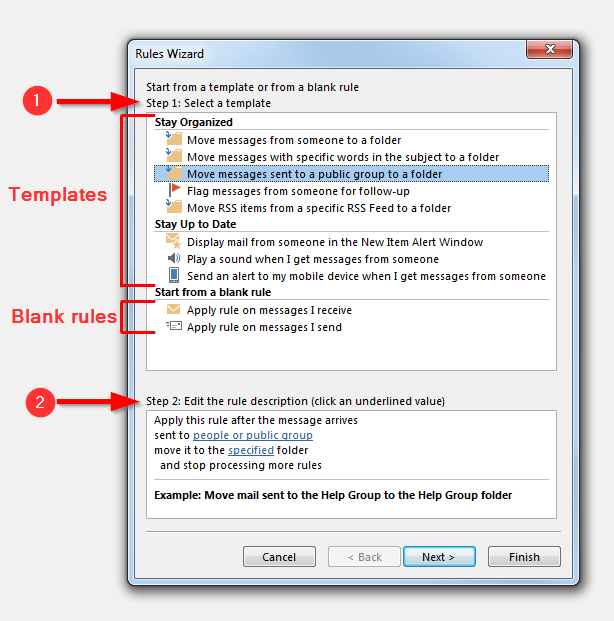 Rules Outlook Version 15 33 Casterlasem